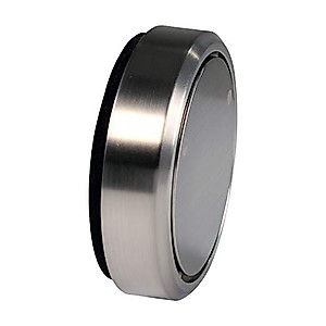 Westbrass D493CH-07 Patented Deep Soak Round Replacement 2-Hole Bathtub Overflow Cover for Full and Over-Filled Closure, Satin Nickel