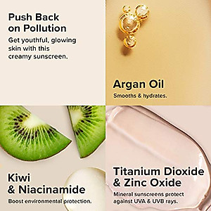 Paula's Choice DEFENSE Essential Glow Mineral Moisturizer SPF 30 w/Kiwi Extract, Vitamin C & E, Niacinamide, Argan Oil & Resveratrol, Radiant Dewy Finish, 2 Oz Tube