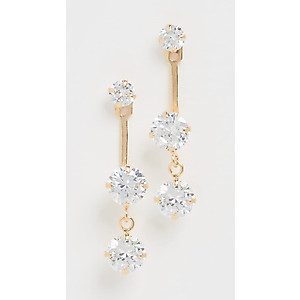 SHASHI Women's Versailles Earrings, Gold, One Size