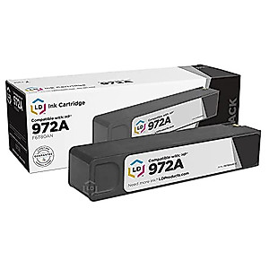 LD Compatible Ink Cartridge Replacement for HP 972A F6T80AN (Black)