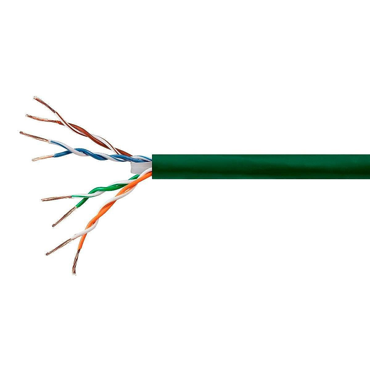 Monoprice Cat6 Ethernet Bulk Cable - Stranded, 550Mhz, 10G, UTP, CM, 24AWG, Pure Bare Copper Wire, Pull Box, 250 Feet, Blue