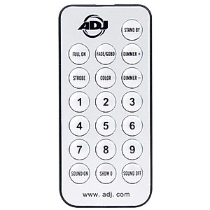 ADJ Products American DJ Wireless Remote Control for Inno Pocket Spot/Roll/Scan Lights UC-IR