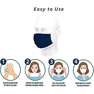 Kids Disposable Face Mask 100 PCS Breathable Safety Masks