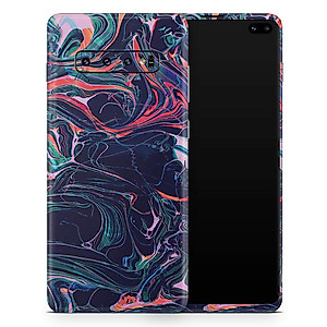 DesignSkinz Liquid Abstract Paint Remix V30 Protective Vinyl Decal Wrap Skin Cover Compatible with The Samsung Galaxy S20 (Screen Trim & Back Glass Skin)