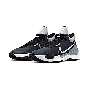 Nike Mens Renew Elevate Basketball Shoes Black/Wolf Grey/Cool Grey/White Size 8