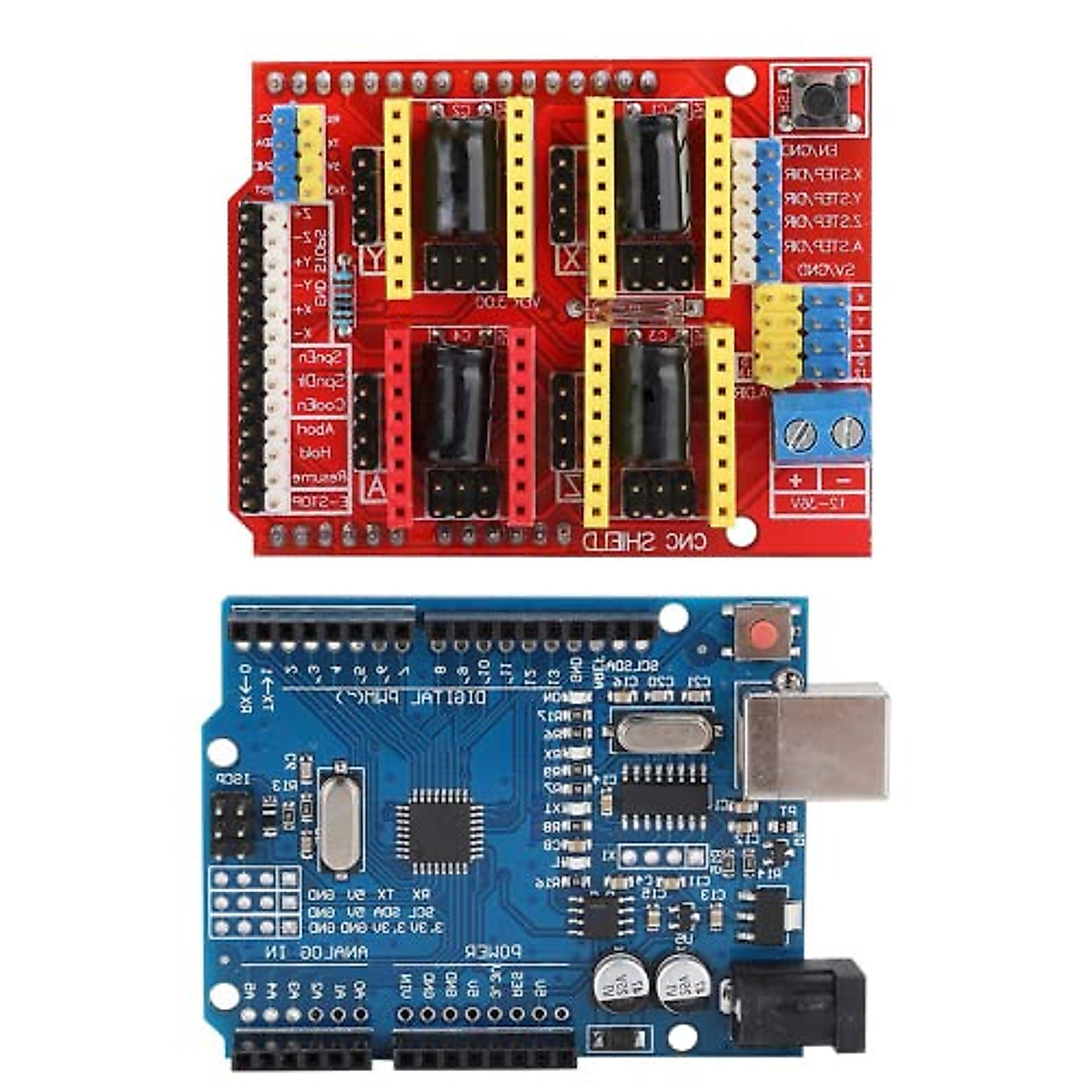 USB Interface Practical High Quality CNC Shield Stepper Driver, Compatible Expansion Board Kit, for