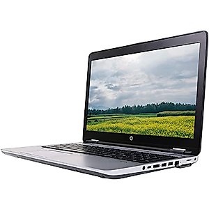 HP ProBook 650 G2 15.6" Laptop, Intel Core i5, 16GB RAM, 256GB SSD, Win10 Pro (Renewed)