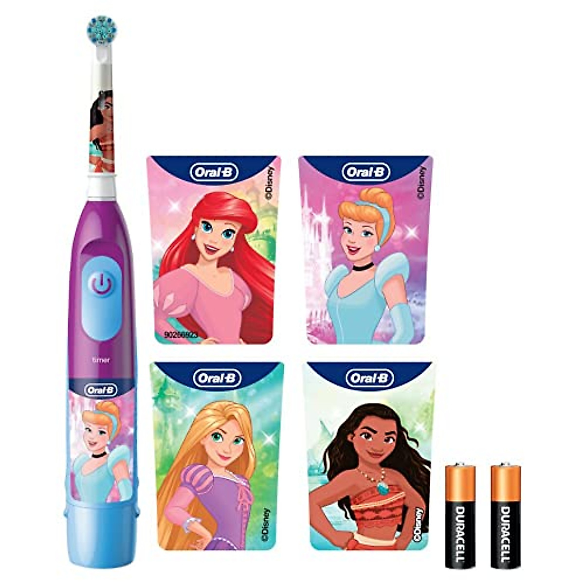 Oral-B Kid's Battery Toothbrush Featuring Disney Princess, for Kids 3+