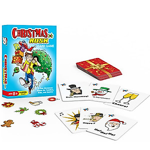 Arizona GameCo Christmas Rush Card Game - a Fun Christmas Game for Families, Kids and Adults – a Great Gift Idea, Party Game or Stocking Stuffer – Ages 8 and Up