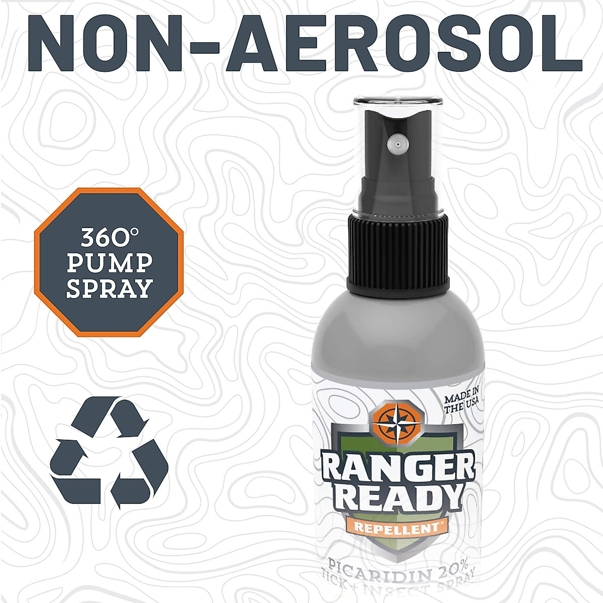Ranger Ready Repellents Picaridin Insect Repellent in Assorted Scents - 20% Picaridin Tick Spray and Mosquito Repellent - Travel Size Bug Spray, Assorted Scents, 3.4 Oz (Pack of 3)