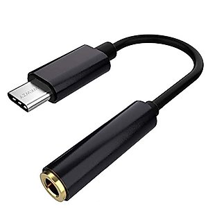 USB C DAC-USB C Headphone Adapter-Portable 32 Bit Headphone Amplifier-Type C to 3.5mm Jack Adapter-Premium Sound Enhancer for Google Pixel 3 4XL Samsung Galaxy S20 Note 10 10+(USB Type C)