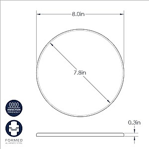 Nordic Ware Heat Tamer, 8-Inch, Black