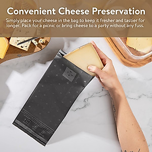 Formaticum Reusable Storage Bundle - Includes Reusable Cheese Storage Bags and Reusable Cheese Storage Sheets, Gift for Charcuterie Board Presentation and Food Tasting Events