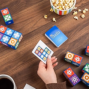 The Uzzle 3.0 Board Game, Family Board Games for Children & Adults, Block Puzzle Games for Ages 4+