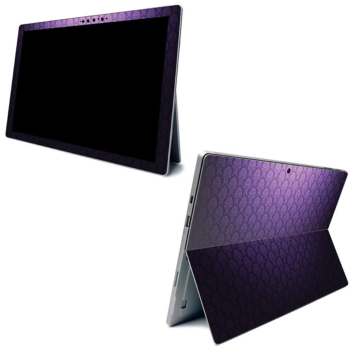 MightySkins Skin for Microsoft Surface Pro 7 - Antique Purple | Protective, Durable, and Unique Vinyl Decal Wrap Cover | Easy to Apply, Remove, and Change Styles | Made in The USA