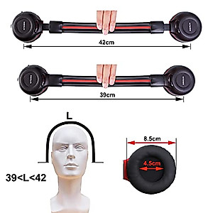 SIMOLIO 4 Pack of Vehicle IR Headphones, Wireless Car Headphones Durable and Flexible for Kids, Wireless Infrared Headphones with AUX Cable, 2 Channel DVD Headphone Not Work on 2017+ GM's or Pacifica