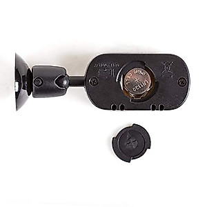 REPTI ZOO Reptile Terrarium Thermometer Hygrometer Digital Display 360 Degree Rotation with Suction Cup, 3-Sides Mounting