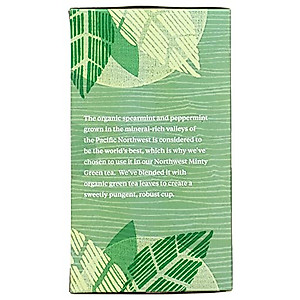 Allegro Tea, Organic Northwest Minty Green Tea Bags, 20 ct
