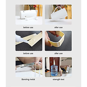 Metal Glue,Glue for Metal,for bonding Between Metal and Metal,Metal and Other Material.Instant Super Glue for Metal,Stainless Steel,DIY Craft,Aluminum Alloy,Metal Tube,Sculptures