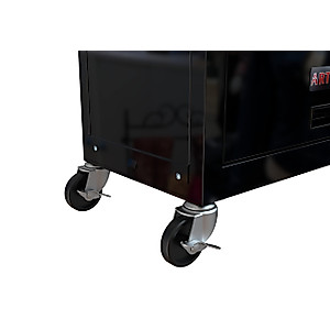 8 Drawer Rolling Tool Chest with Wheels, High Capacity Tool Storage Cabinet & Tool Box Cart, Lockable Rolling Tool Chest with Drawers, Toolbox Organizer for Garage Warehouse Workshop - Black