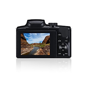 Samsung WB2100 16.4MP CMOS Digital Camera with 35x Optical Zoom, 3.0" LCD Screen and 1080i HD Video (Black) (OLD MODEL)