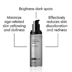 PCA SKIN Vitamin B3 Brightening Serum, Anti Aging Serum for Dark Spots and Skin Discoloration, Made with Hydrating Niacinamide and Antioxidants, Helps Minimize Redness and Uneven Skin Tones, 1.0 Pump