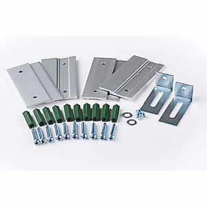 48" x 36" Enclosed Bulletin Board for Wall Mount, Indoor Use Only, 4' x 3' Cork Board with Sliding Glass Door - Silver Aluminum Frame