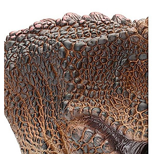 Liberty Imports 2 Pack Dinosaur Hand Puppets | Realistic Soft Rubber Tyrannosaurus Rex & Triceratops Hand Puppet Toys Set for Kids Adults Imaginative Play