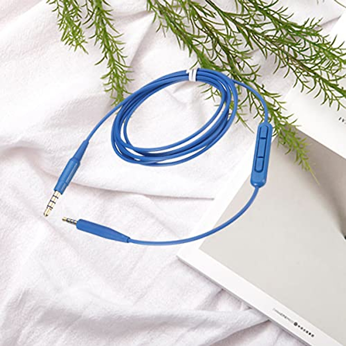 UKCOCO Headphone Splitter Speaker Cable 2 Pieces Audio Cable Stereo Earphone Cable Wire Audio Extension Cable Digital Audio Cable Headphone Cable Wire Headphone Splitter Speaker Cable