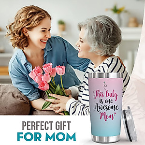 OASSIE Mothers Day Gift Set - 13oz Canvas Tote Bag & 20oz Stainless Steel Tumbler, Mother's Day Gifts For Women, Mom, New Mom, Birthday Gifts For Mom, Aunt, Sister Gift Ideas