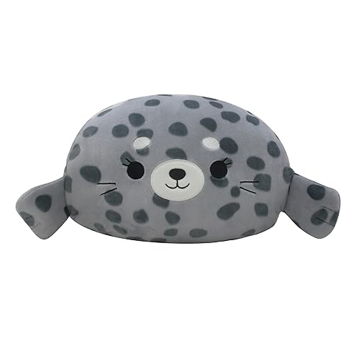 Squishmallows Original Stackables 12-Inch Grey Spotted Seal with White Belly - Medium-Sized Ultrasoft Official Jazwares Plush
