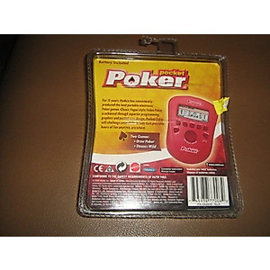 2006 Mattel, Inc. Radica Pocket Poker Draw Poker & Deuces Wild LCD Handheld #17008