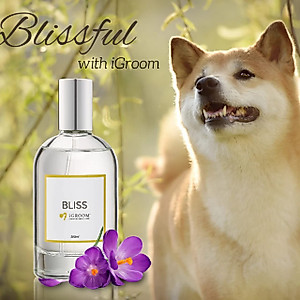 iGroom Pet Perfume Bliss, Luxury Pet Beauty Care, Mild Sweet Scent, Long Lasting, Made in USA, 100 ml