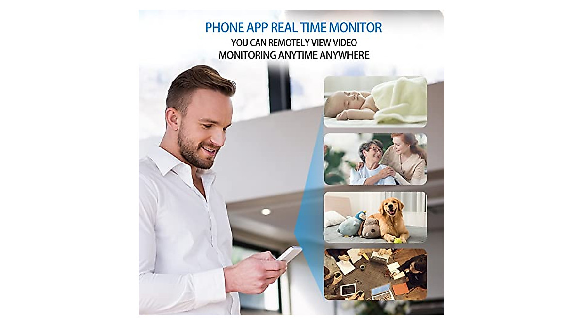 Mini USB WiFi Camera 1080P HD Portable Nanny Cam for Home & Office