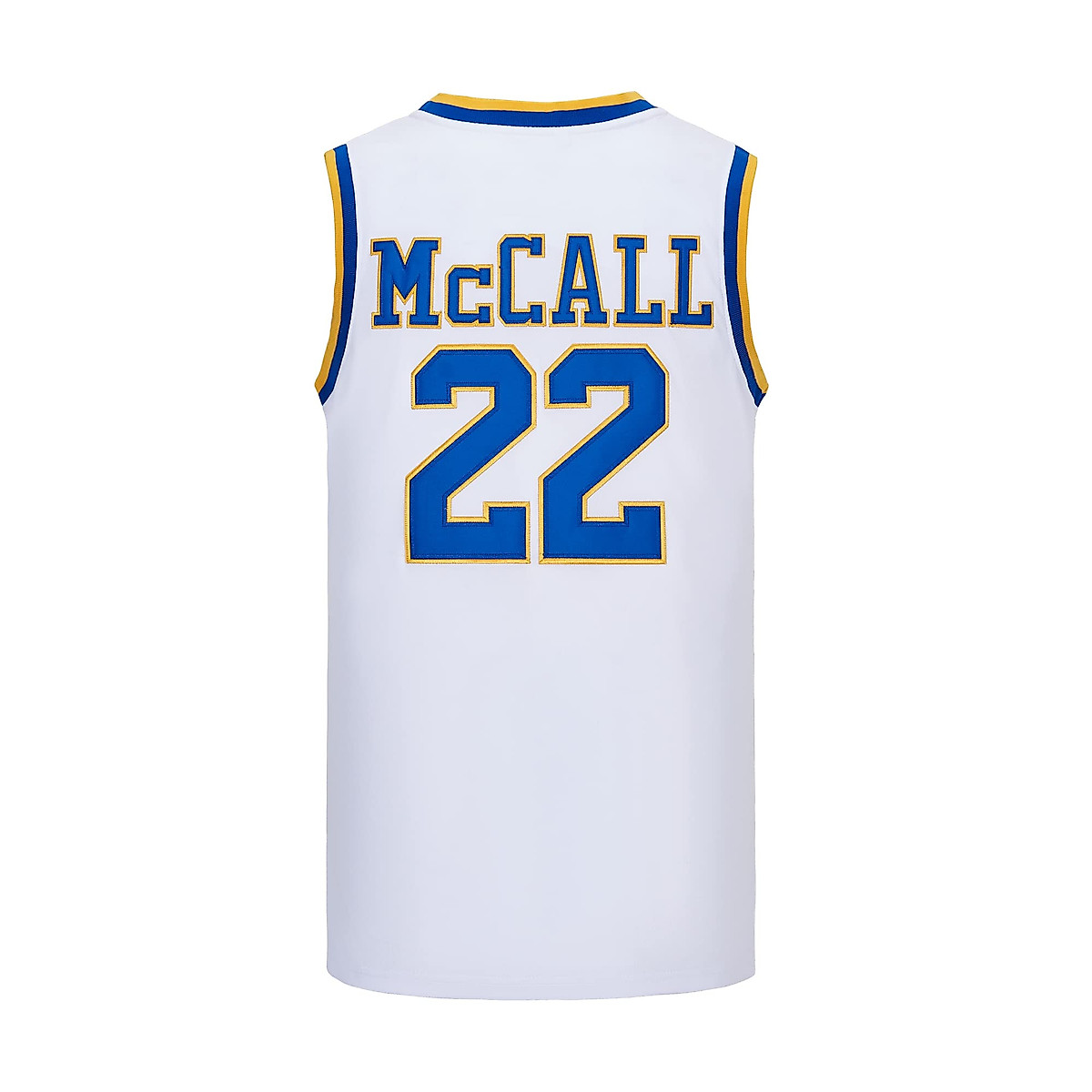 McCall #22 Wright #32 Love and Basketball Moive Crenshaw Basketball Jersey (#22 White, Large)
