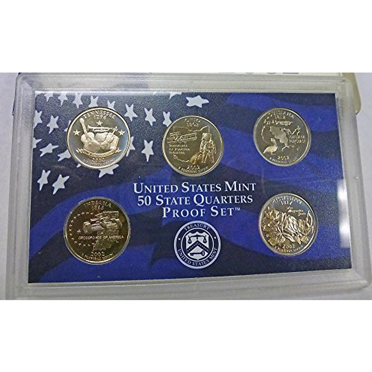 2002 S Statehood Quarters Proof Set Original Mint