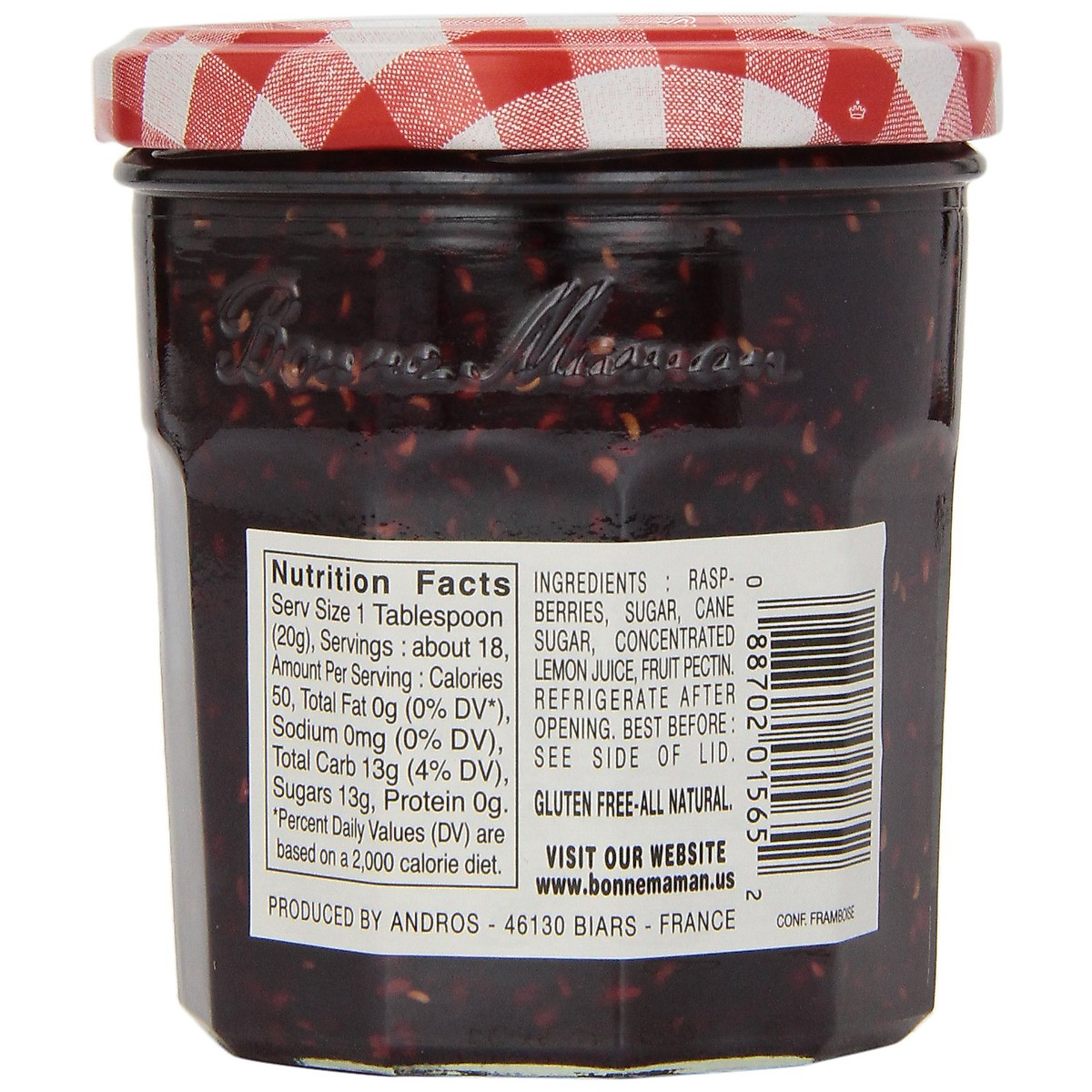 Bonne Maman Raspberry Preserves, 13 oz