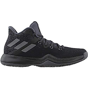 adidas Boy's Mad Bounce J Basketball Shoe, Utility Black/Black/Grey, 6.5 M US Big Kid