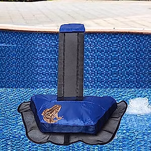 Pool Animal Escape Ramp, 1Pack Blue Fog Saver for Critters, Pool Pad for Toads,Mice, Birds to Escape