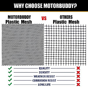 Upgraded Plastic Chicken Wire Fence Mesh 15.7'' x 10ft, Hex Poultry Fencing Wire for Gardening, Chicken Wire Frame for Crafts, Floral Netting, Black