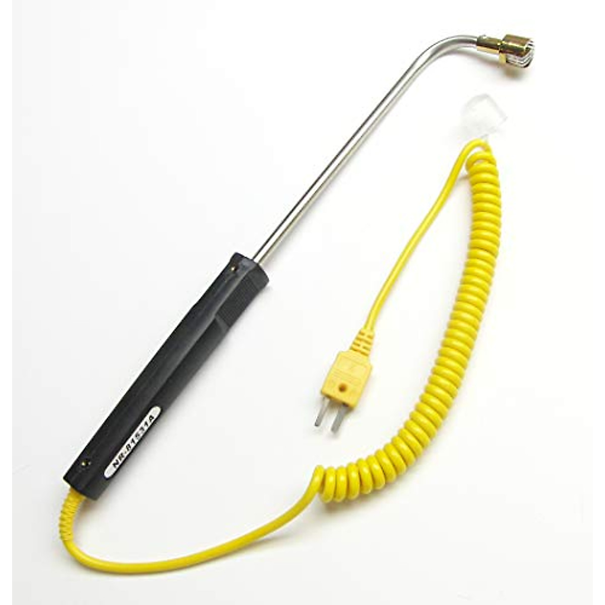 Digital k-Type Thermocouple Thermometer with Angled High Temperature Surface Probe Sensor