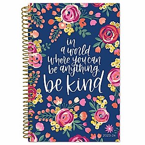 bloom daily planners 2023-2024 Academic Year Day Planner (July 2023 - July 2024) - 5.5” x 8.25” - Weekly/Monthly Agenda Organizer Book with Stickers & Bookmark - Be Kind