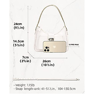 ANNASPEAK Crossbody Bag for Women Purse Handbag Leather Shoulder Bag with 2 Straps Pockets Hobo Clutch for Travel, Black