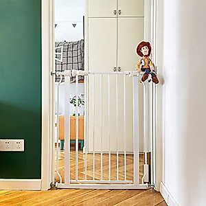 BalanceFrom Easy Walk-Thru Safety Gate for Doorways and Stairways with Auto-Close/Hold-Open Features, Multiple Sizes