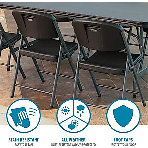 Lifetime Folding Chair with Black Color Model#80887U (4, Black)