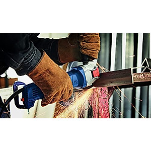 Bosch GWX13-50VSP 5 In. X-LOCK Variable-Speed Angle Grinder with Paddle Switch with Bosch DBX541P 5 In. X-LOCK Premium Segmented Diamond Blade Premium