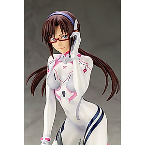 Kotobukiya Evangelion: 3.0+1.0 Thrice Upon a Time: Mari Makinami Illustrious (White Plugsuit Version) PVC Statue,Multicolor,PP981