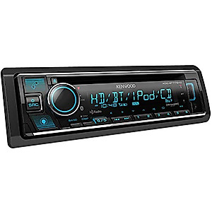Kenwood KDC-BT778HD Single DIN Bluetooth CD Car Stereo Receiver with Amazon Alexa Voice Control | LCD Text Display | USB & Aux Input