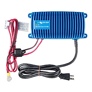 Victron Energy Blue Smart IP67 12-Volt 17 amp 120VAC Battery Charger with NEMA 5-15 Plug (Bluetooth)