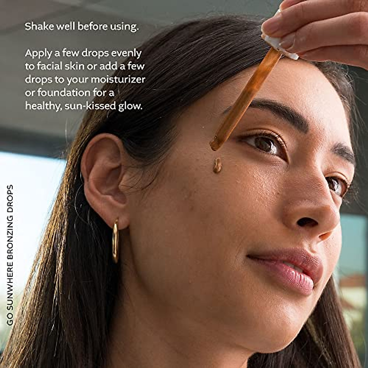 Fieldtrip Go Sunwhere Bronzing Drops with Malachite, Clean, Vegan & Cruelty-Free Skincare, 1oz